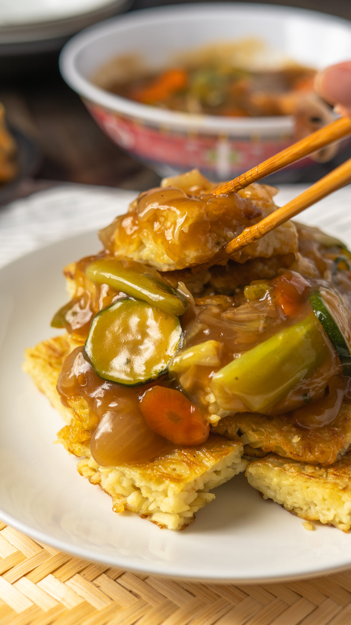 Crispy Chinese Cake Noodles: A Taste of Nostalgia from Laie Chop Suey