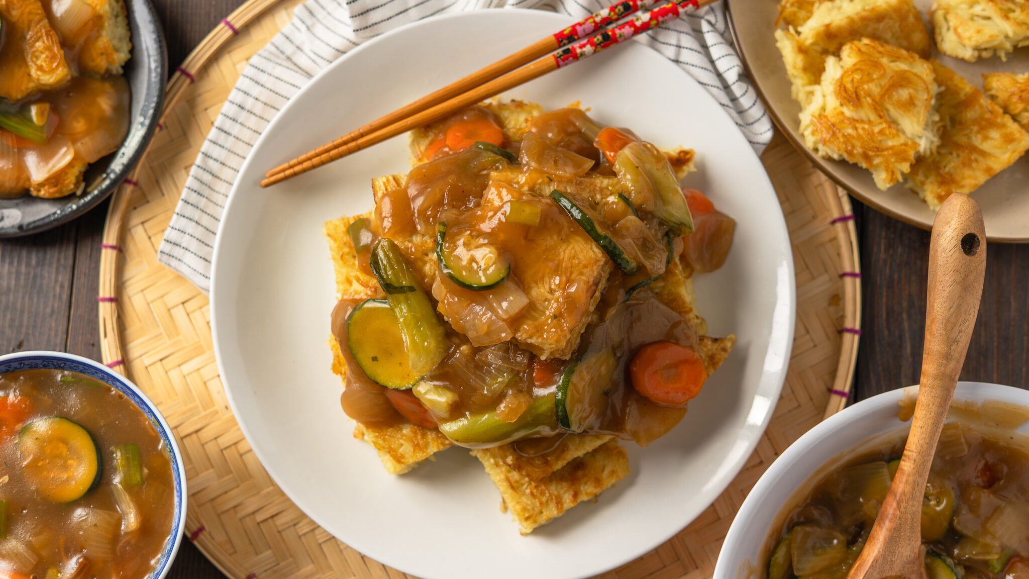Crispy Chinese Cake Noodles: A Taste of Nostalgia from Laie Chop Suey