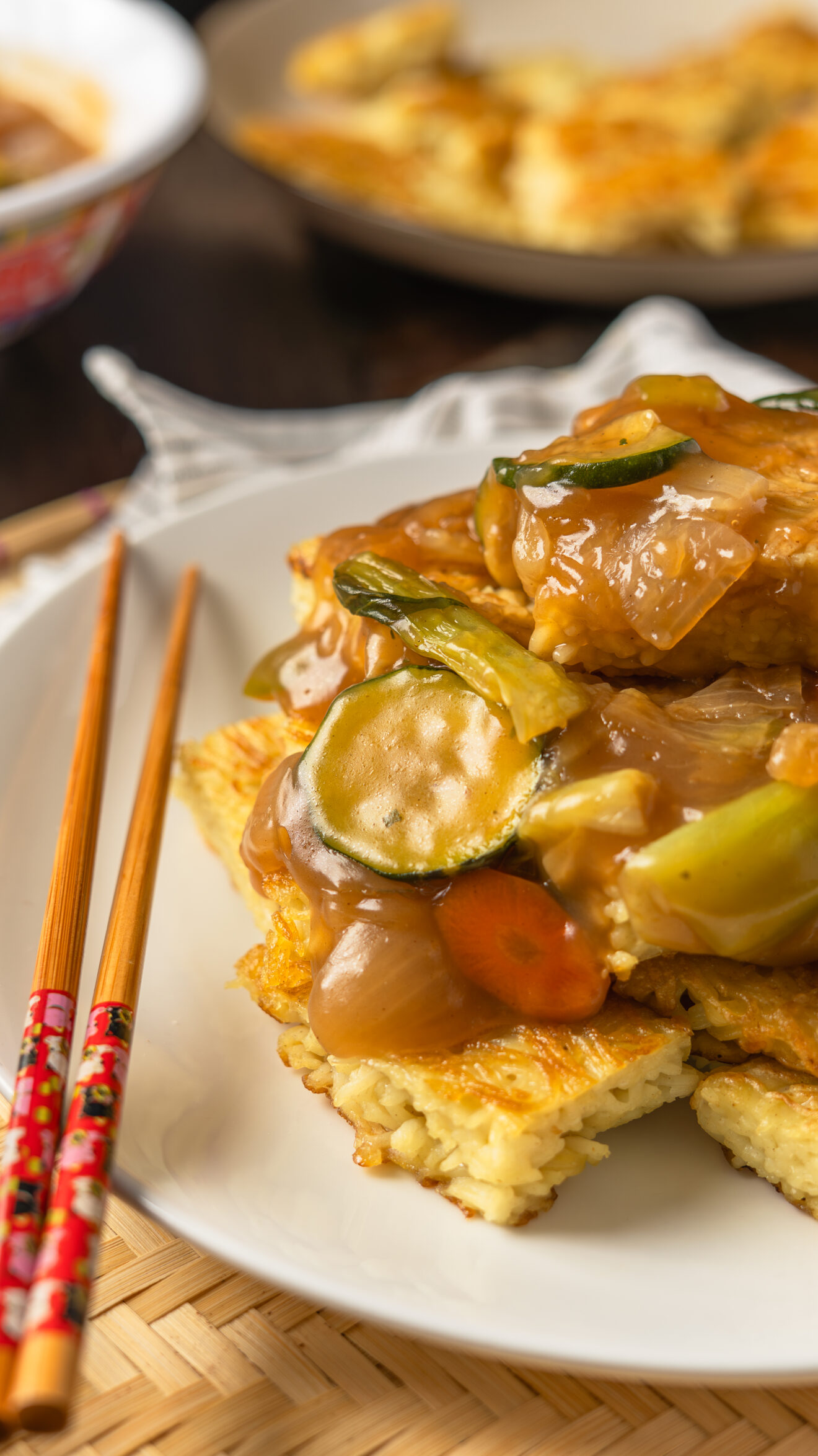 Crispy Chinese Cake Noodles: A Taste of Nostalgia from Laie Chop Suey