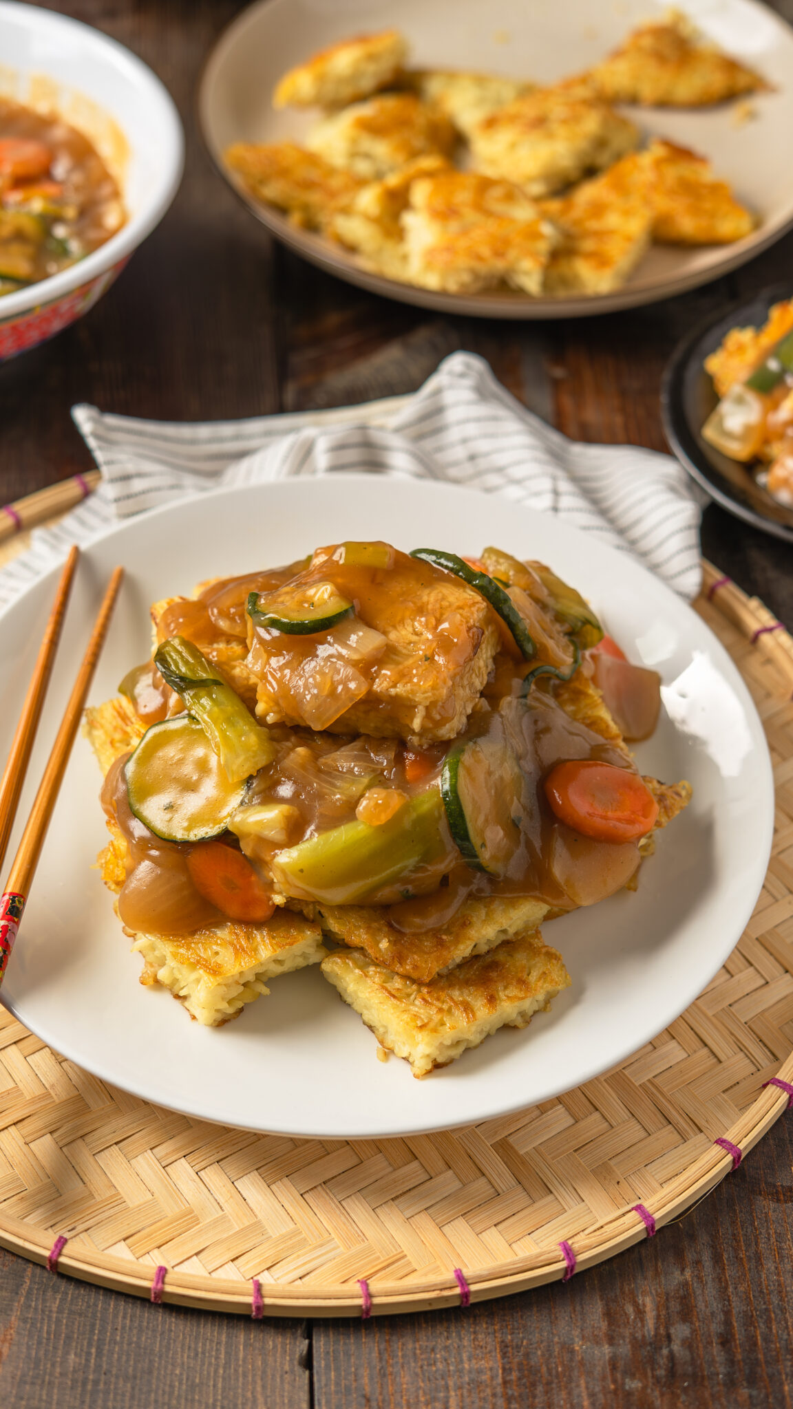 Crispy Chinese Cake Noodles: A Taste of Nostalgia from Laie Chop Suey