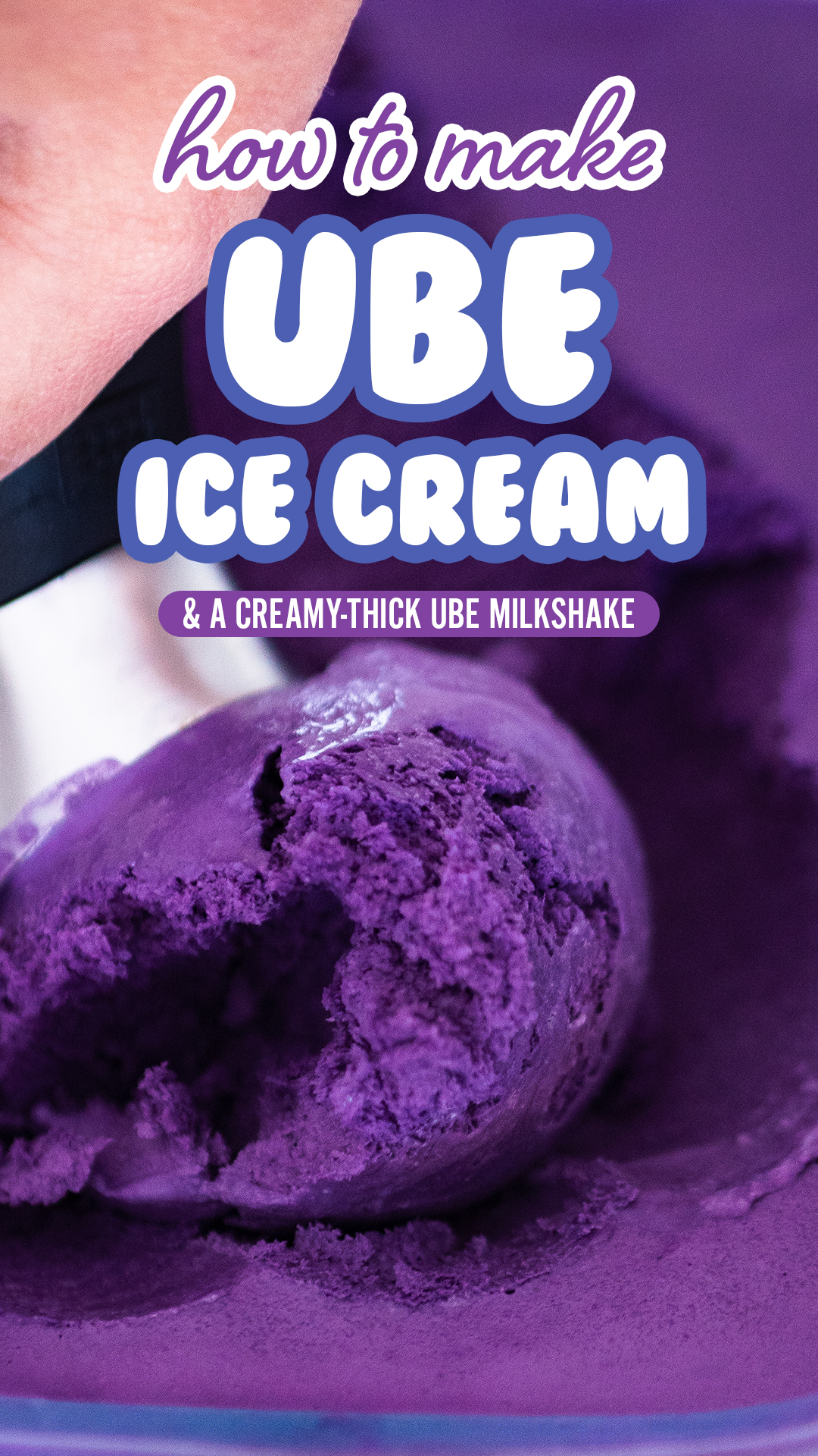 Ube Ice Cream and Shake